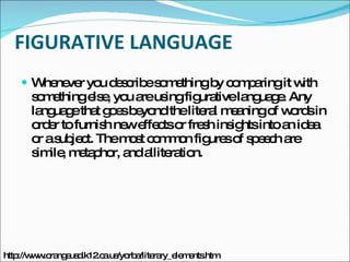 Character+Figuartive Language | PPT