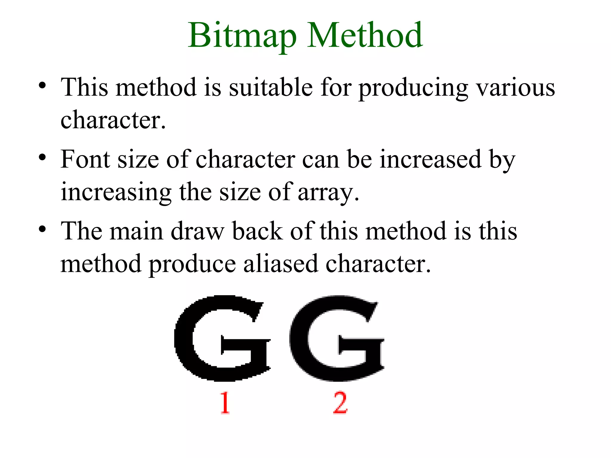 Character generation | PPT