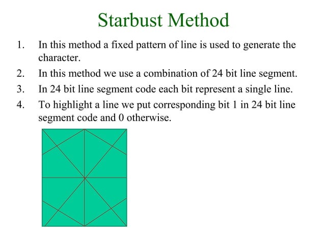 Character generation | PPT
