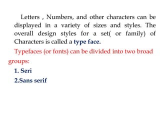 Character generation | PPTX