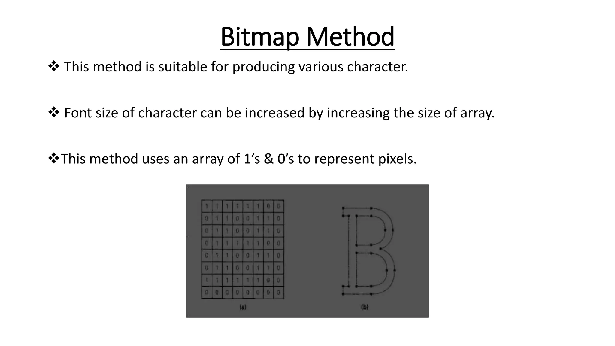 Character generation techniques | PPTX