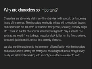 Character ideas | PPTX