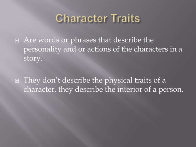 Character in fiction | PPTX | Fiction | Books and Literature