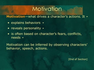 Character interaction | PPT