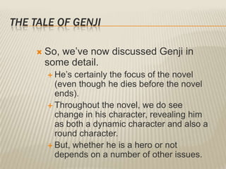 Character in the tale of genji | PPTX