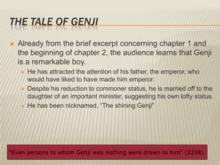 Character in the tale of genji | PPTX