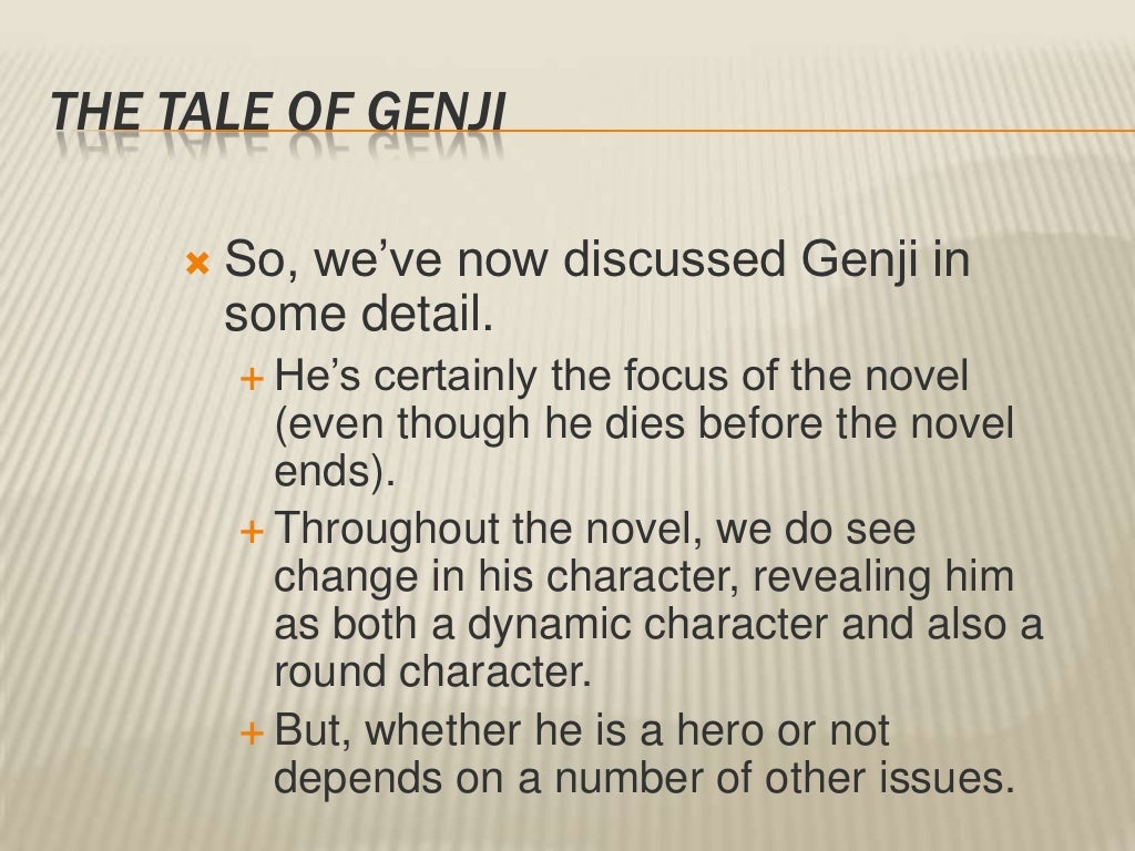 Character in the tale of genji