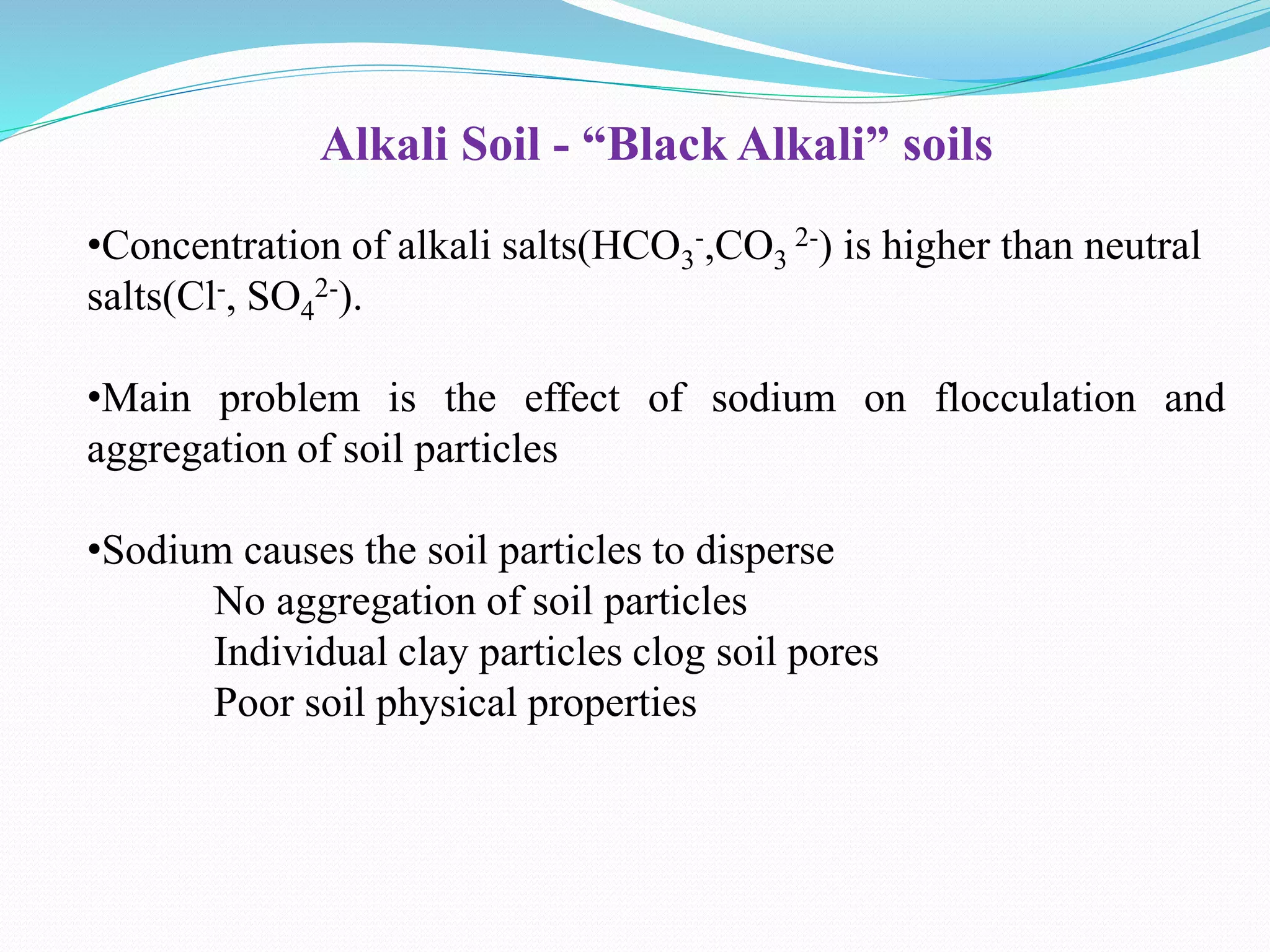 Characterisation and management of salt affected soils (1) | PPTX