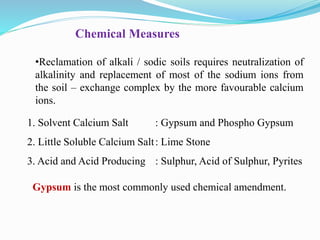 Characterisation and management of salt affected soils (1) | PPTX
