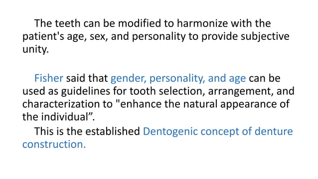 Characterization in complete dentures | PPTX | Dental Health | Diseases and Conditions