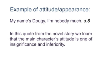 Characterisation in Dougy by Ja | PPTX