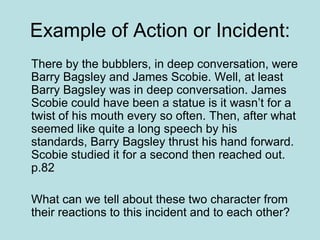 Characterisation in Don't Call Me Ishmael by Gerard Michael Bauer | PPTX