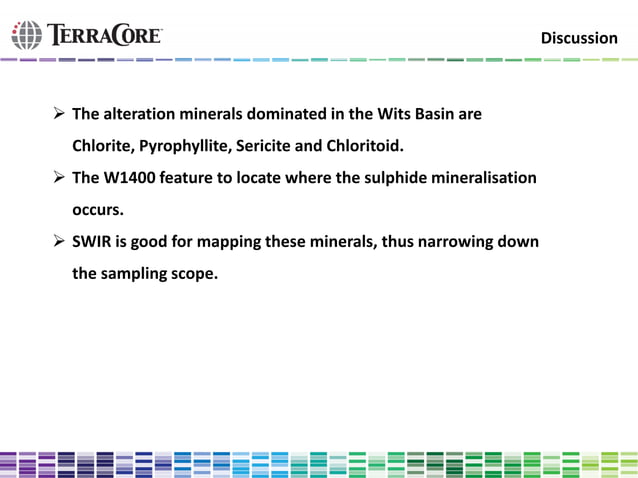 Characterisation Of Alteration Types And Mineral Mapping Using