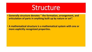 CHARACTERISTCS OF MATHEMATICS | PPTX