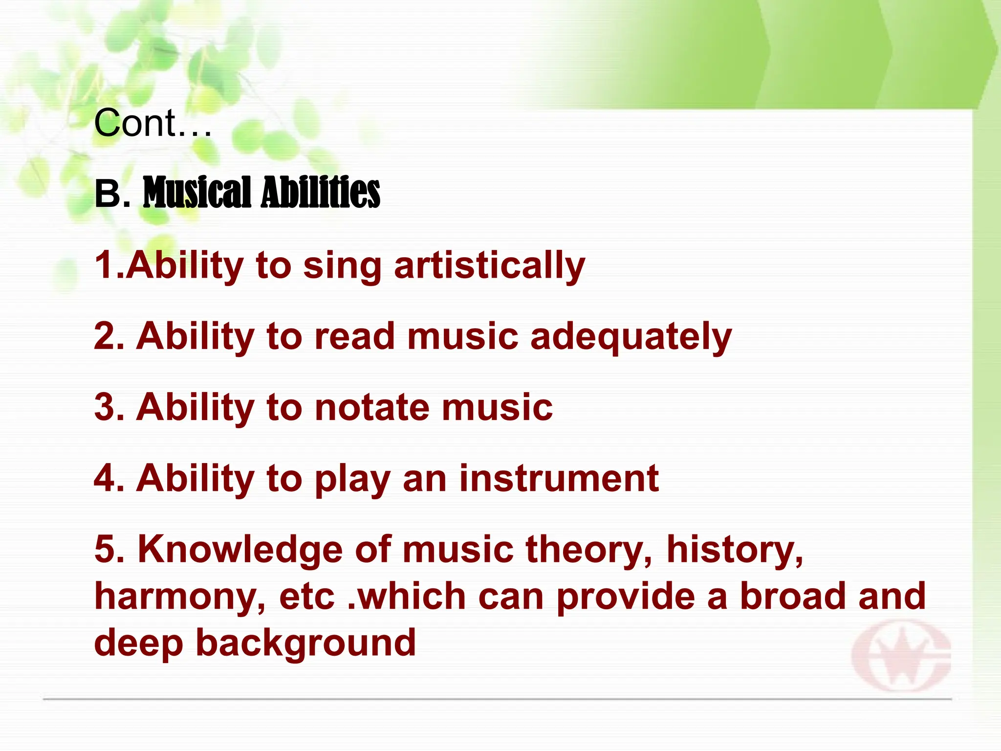 Characteristcs of Music asdfgTeacher.ppt
