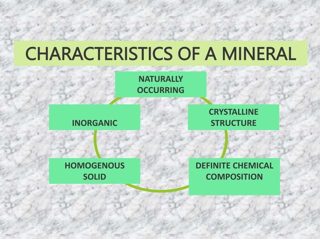CHARACTERISTIC-OF-A-MINERALS (1).ppt | Chemistry | Science