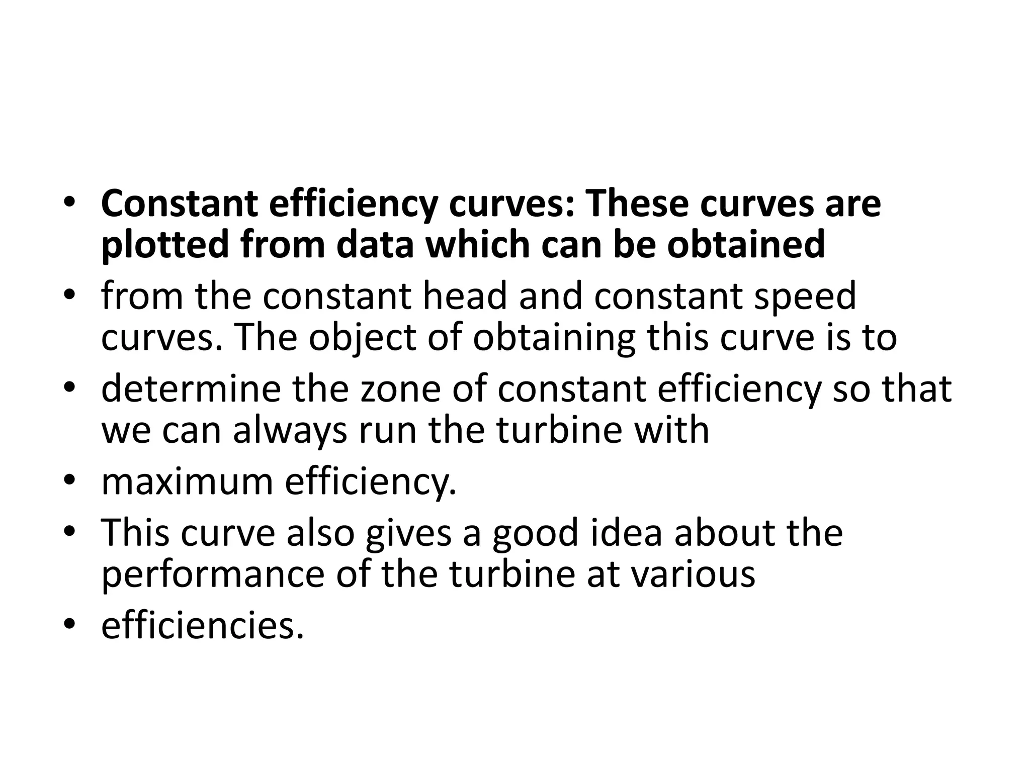 Characteristic curves of a turbine | PPTX