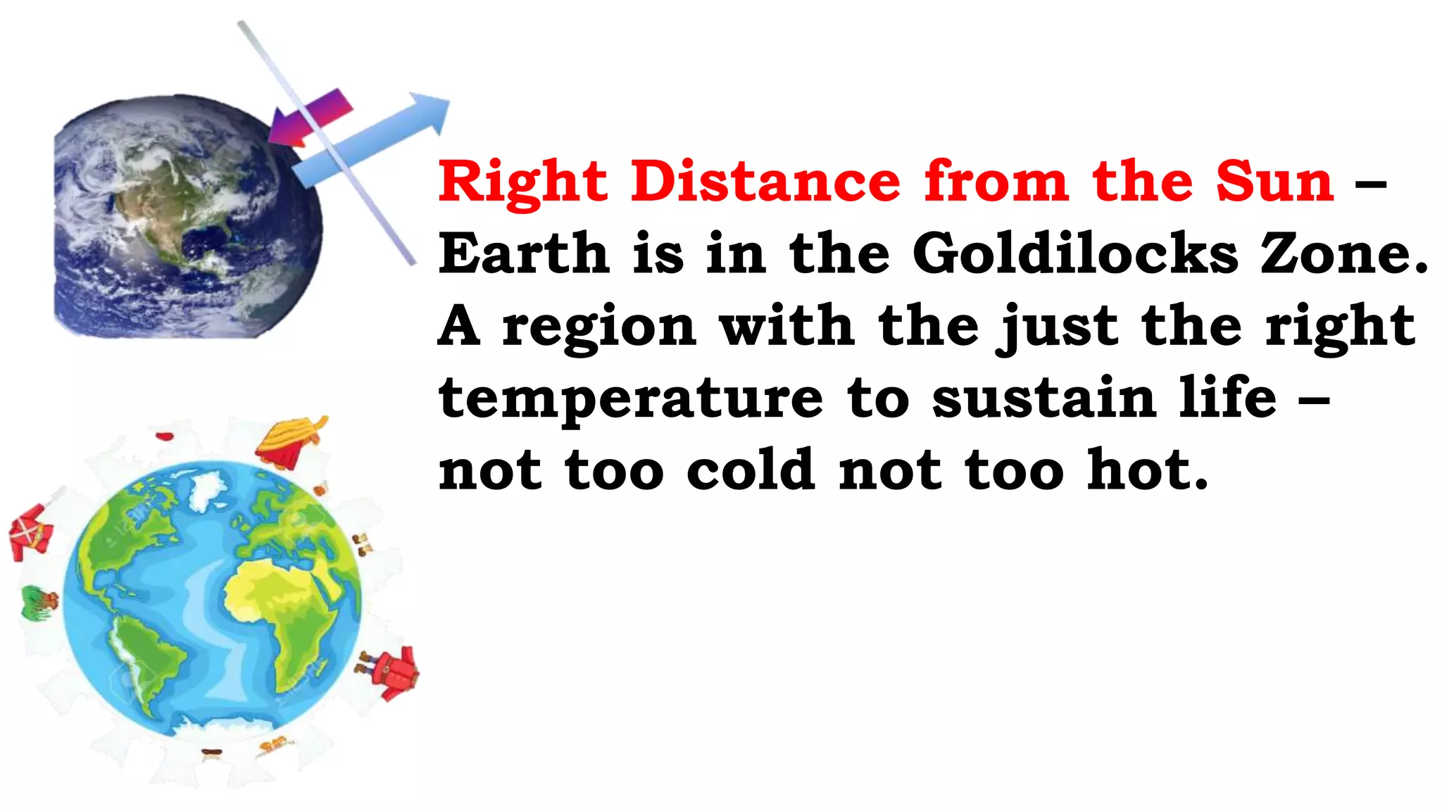 CHARACTERISTIC OF EARTH THAT SUPPORTS LIFE.pptx
