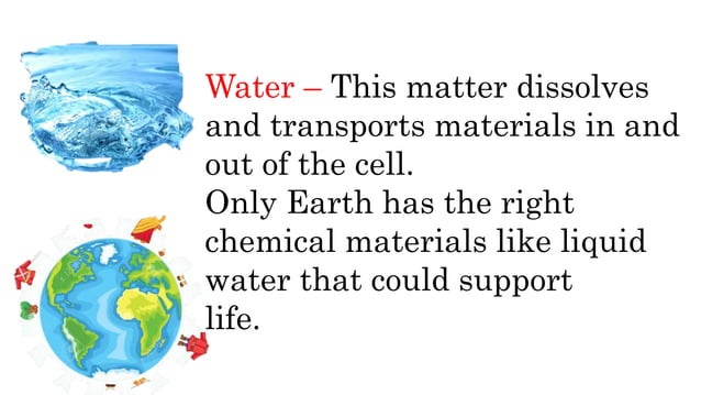 CHARACTERISTIC OF EARTH THAT SUPPORTS LIFE.pptx | Geology | Science