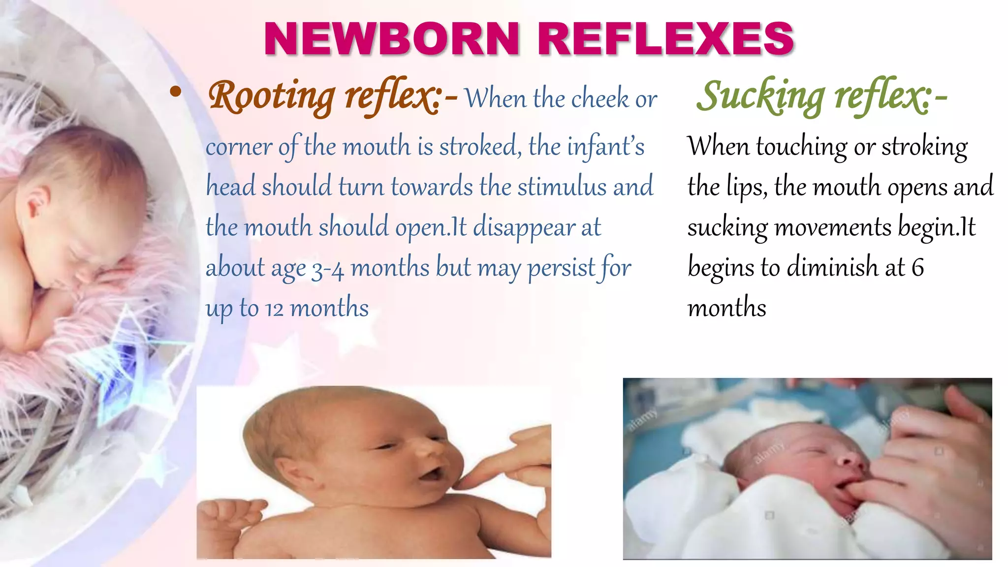 Characteristic of newborn and reflexes | PPTX