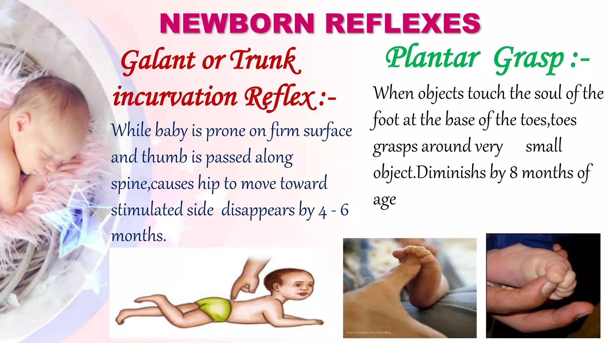 Characteristic of newborn and reflexes | PPTX