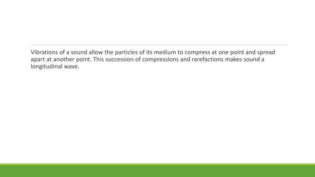 Characteristic of Sound-Grade 7 Science .pptx | Physics | Science