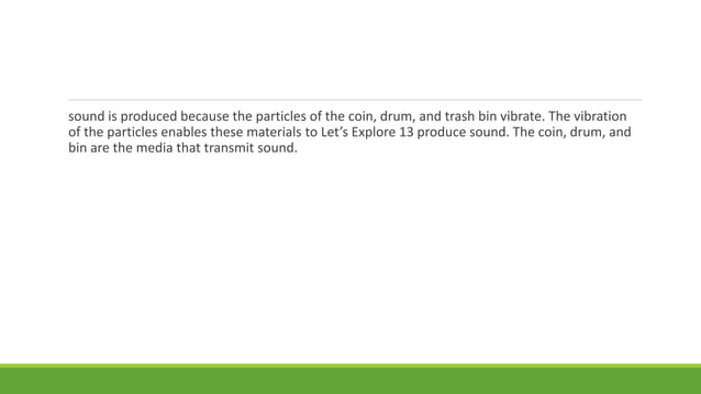 Characteristic of Sound-Grade 7 Science .pptx | Physics | Science