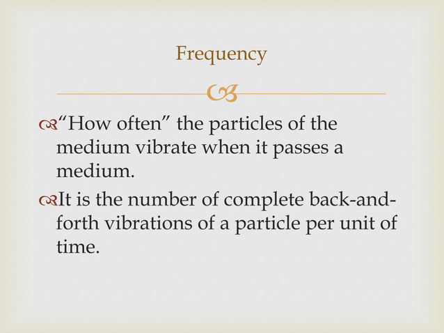 Characteristic of sound waves | PPTX