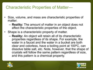 Characteristic Property Examples