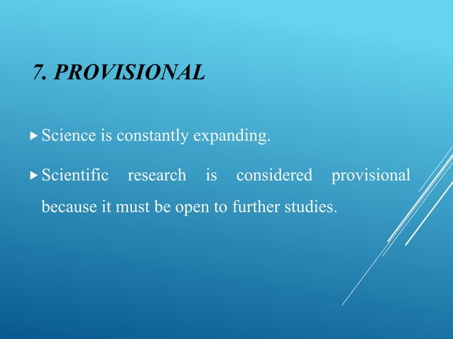 Characteristics of Scientific method | PPTX