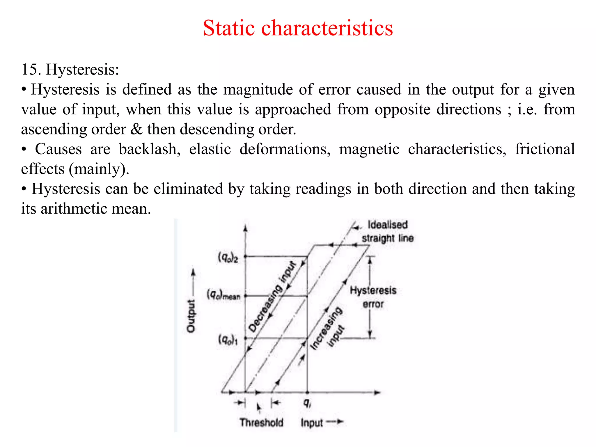Characteristics of Measuring instruments | PPTX