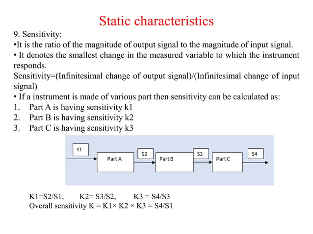 Characteristics of Measuring instruments | PPTX