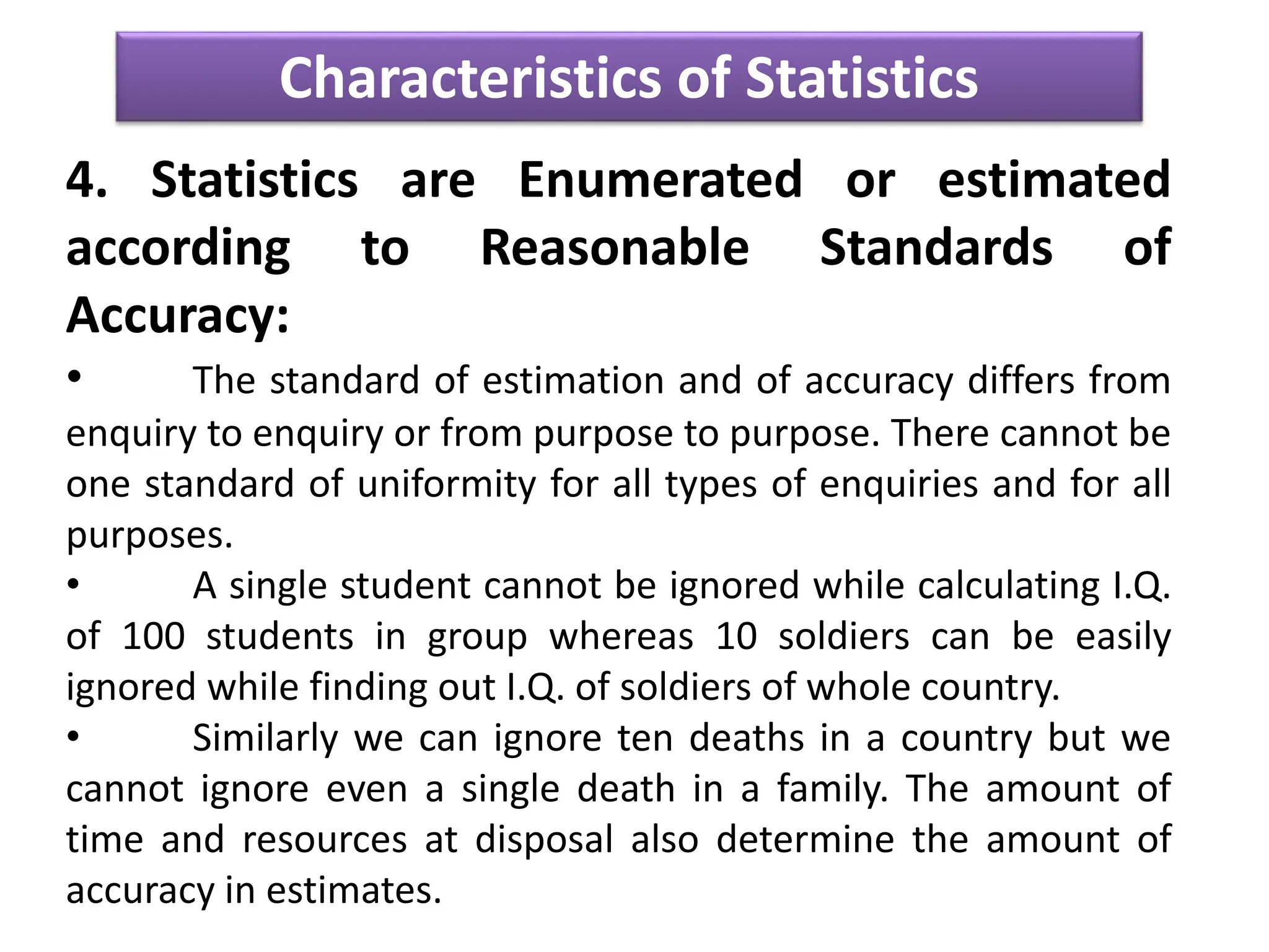 characteristicsofstatisticsmathematics.pptx | Standardized Testing ...