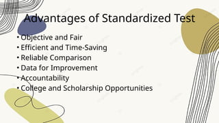 CHARACTERISTICS-ADVANTAGES-AND-DISADVANTAGES-OF-STANDARDIZED-TEST-Copy ...