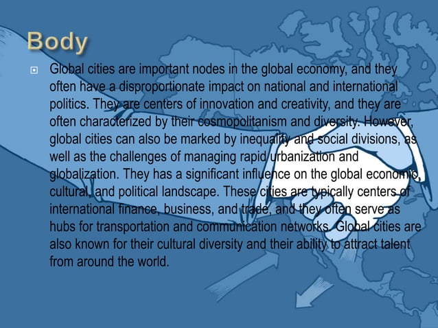 Characteristics-of-a-global-city.pptx | Geography | Science