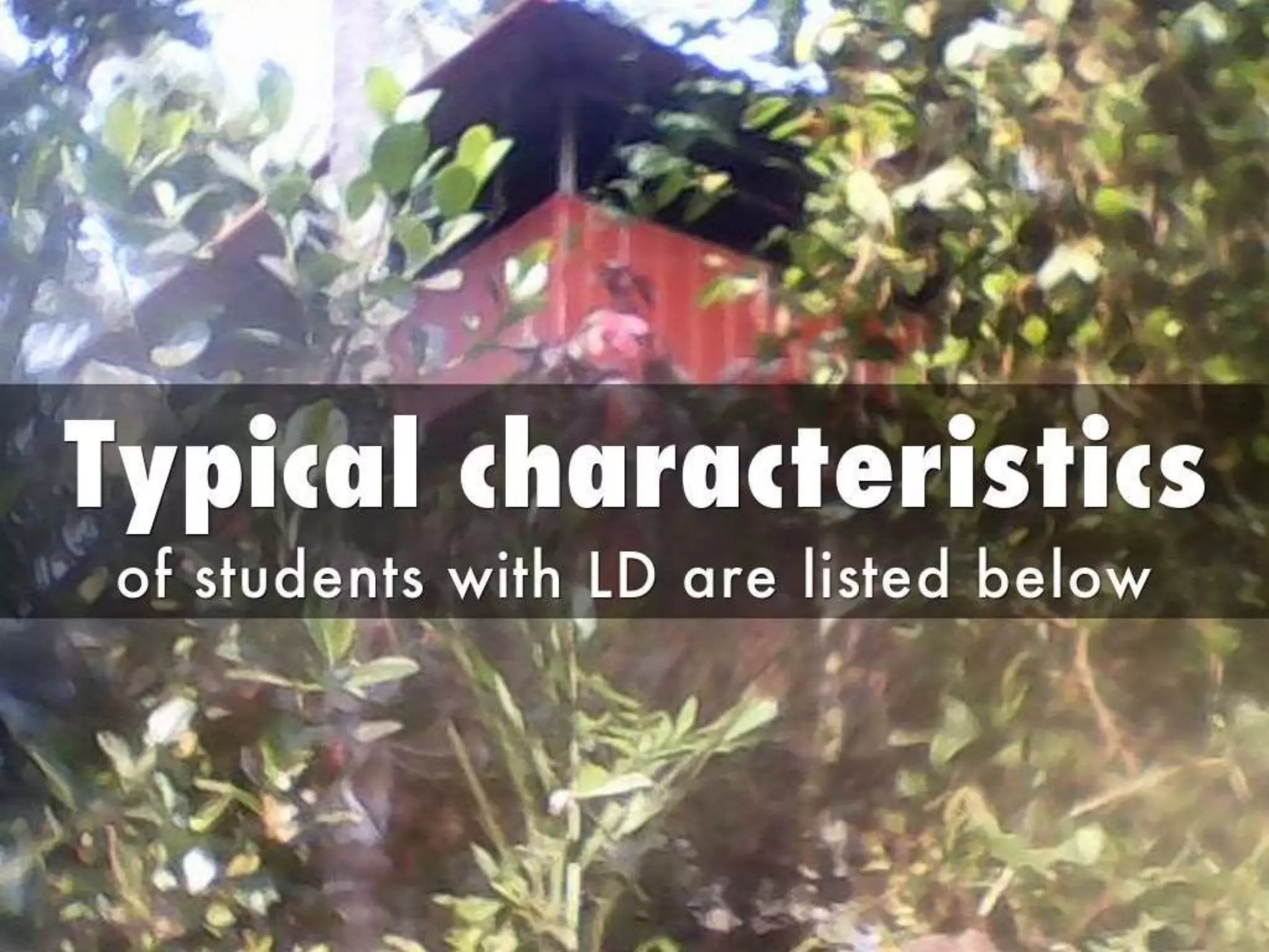 Characteristics of-learning-disability | PPTX