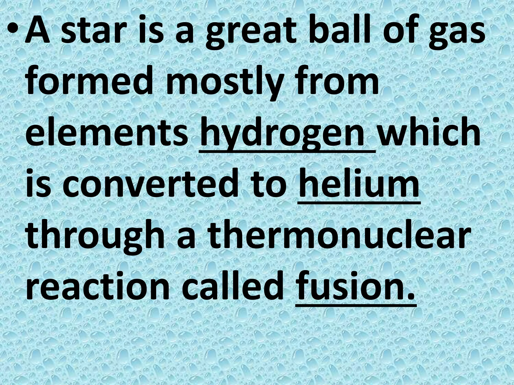 Characteristics of-star | PPTX