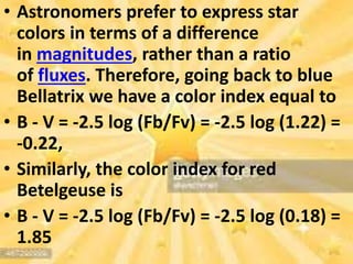 Characteristics of-star | PPTX