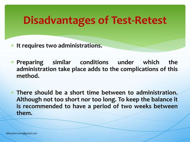 Characteristics of a good test | PPT