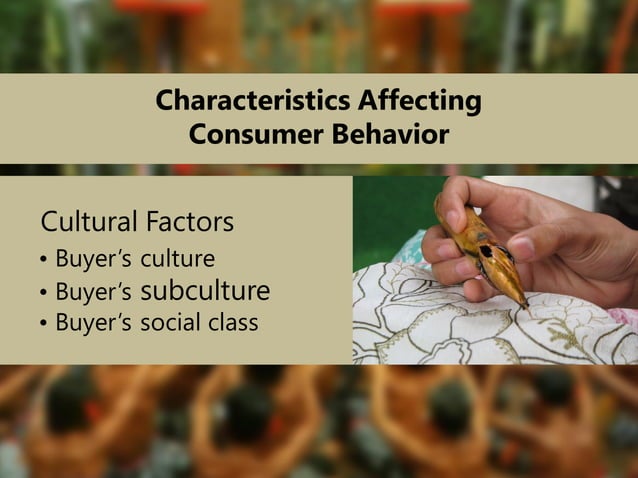 Factor affecting consumer behavior | PDF