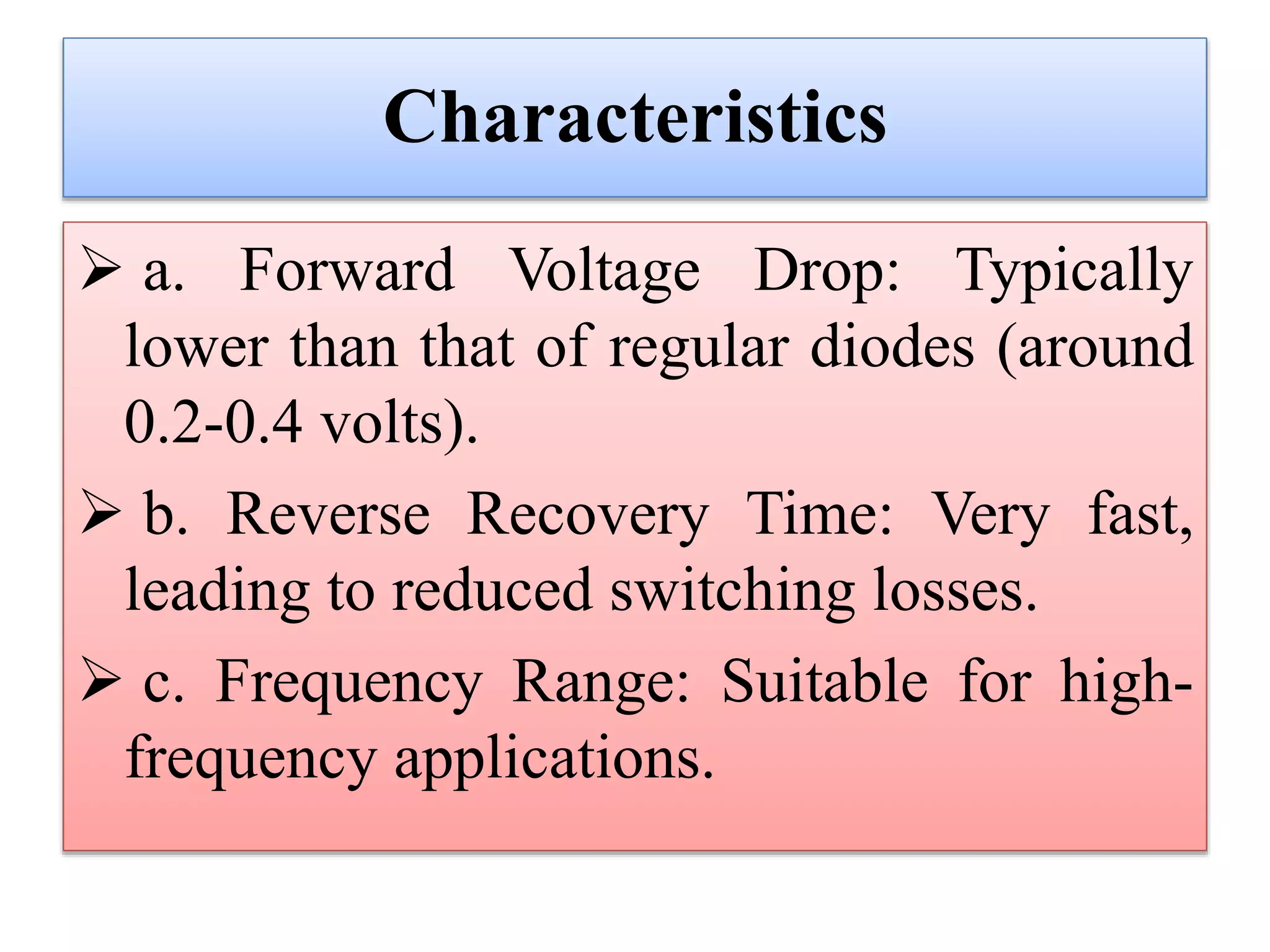 Characteristics and Applications of various Types of Diodes-1.pptx
