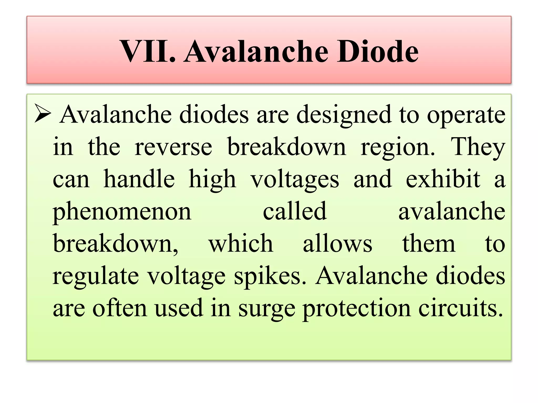 Characteristics and Applications of various Types of Diodes-1.pptx