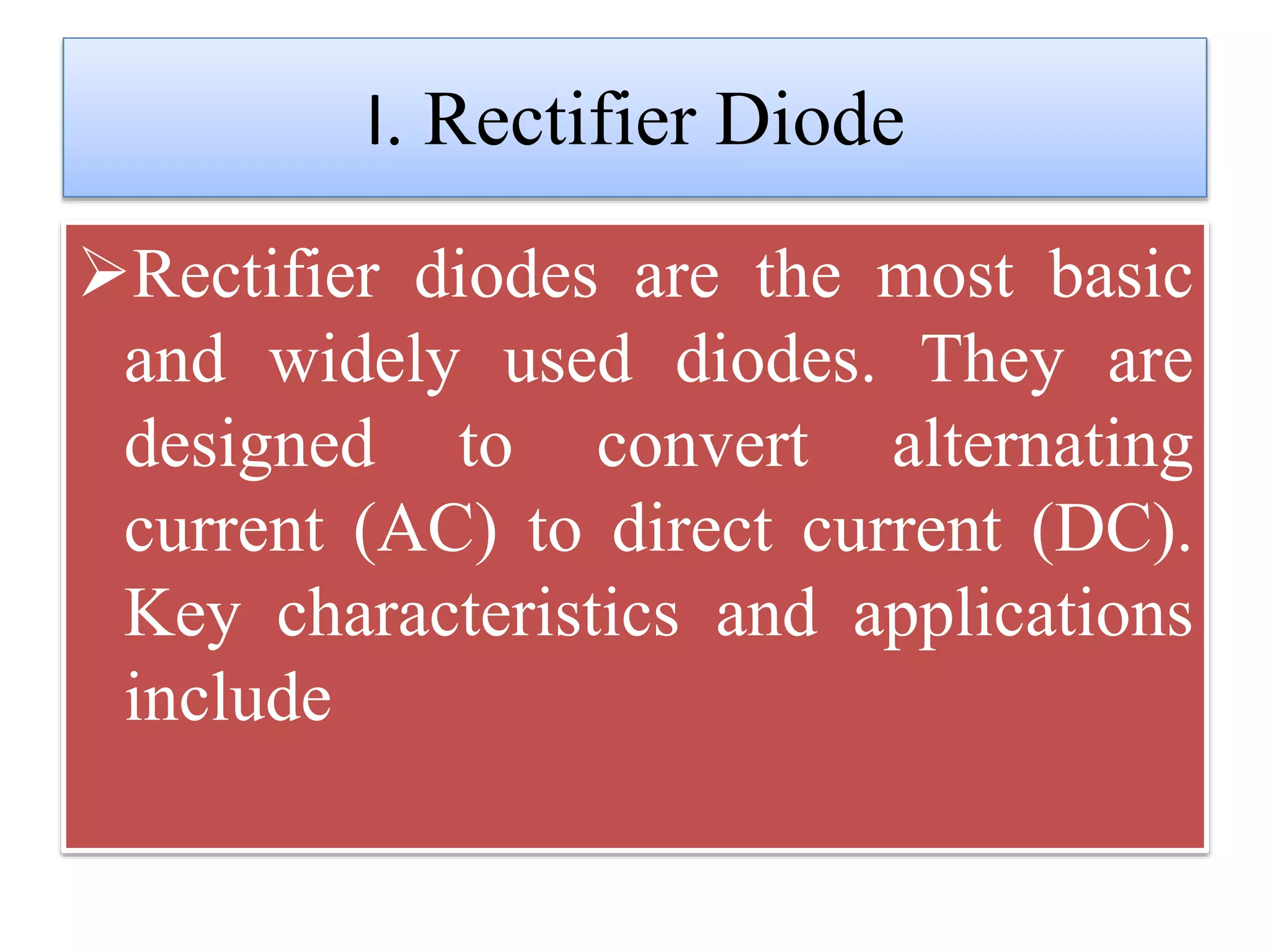 Characteristics and Applications of various Types of Diodes-1.pptx