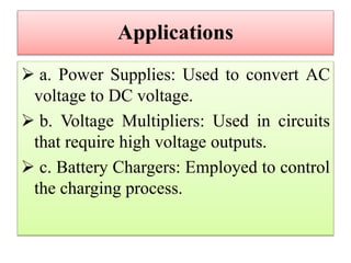 Characteristics and Applications of various Types of Diodes-1.pptx