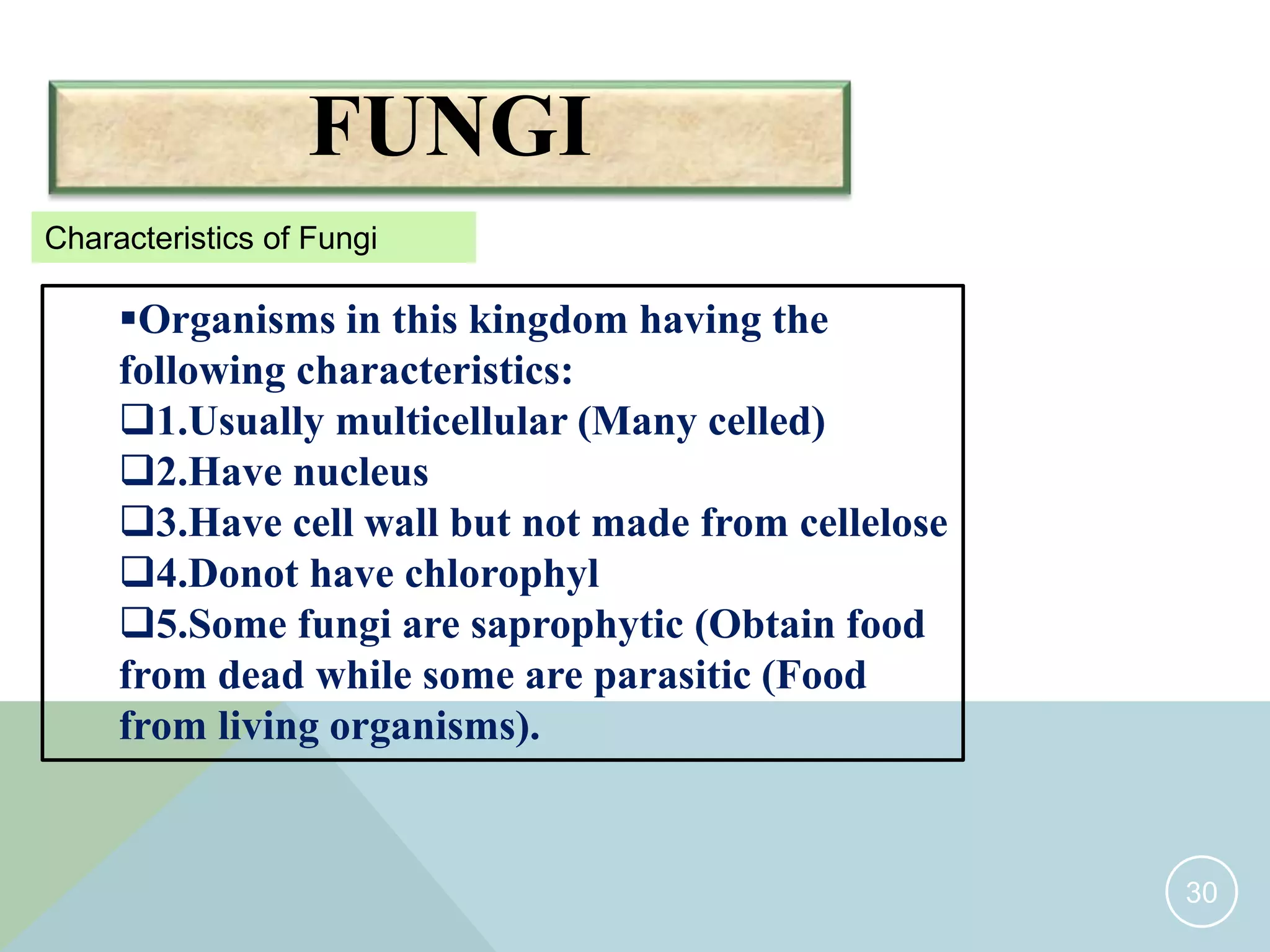 Characteristics and classification of living organisms igcse o level ...