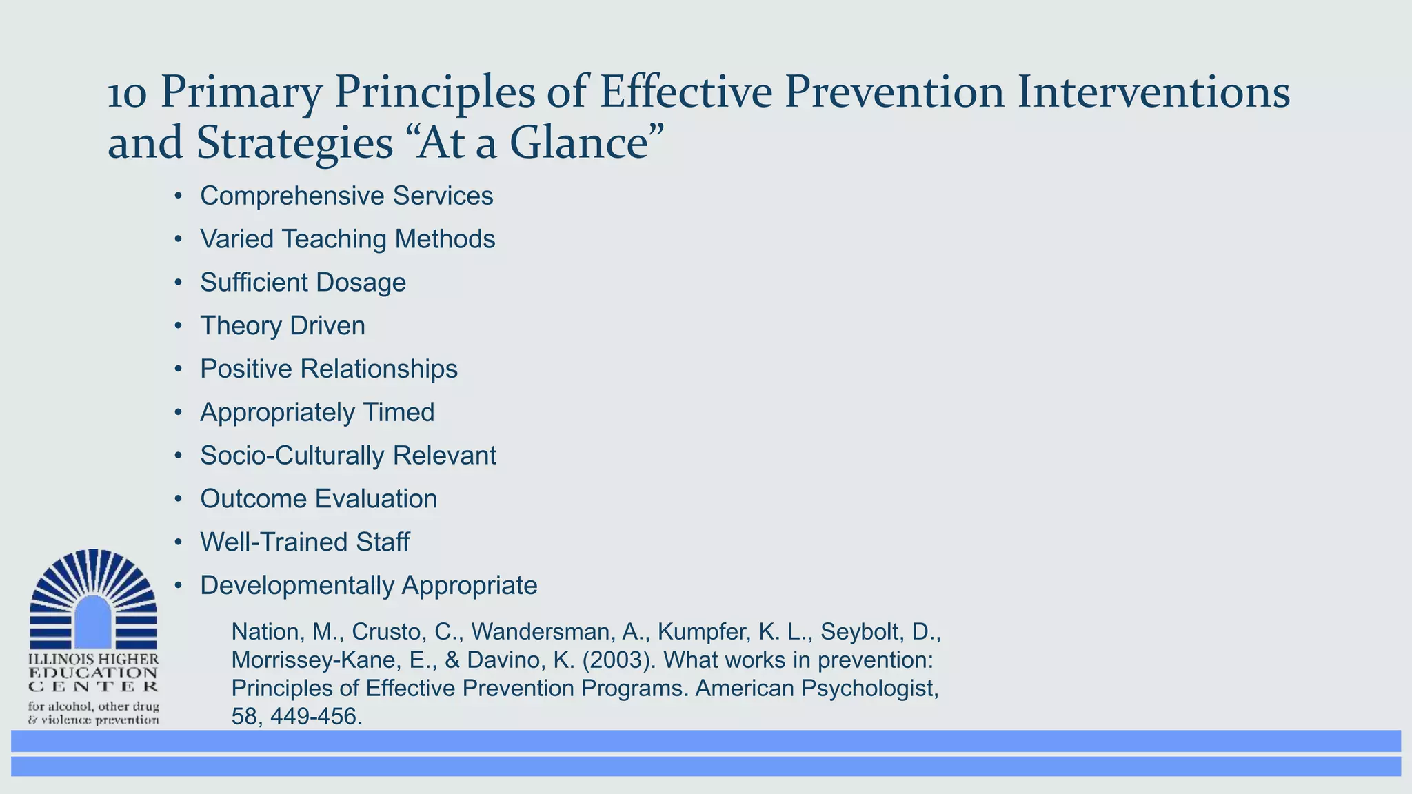 Characteristics and Components of Effective Prevention Programming.pptx