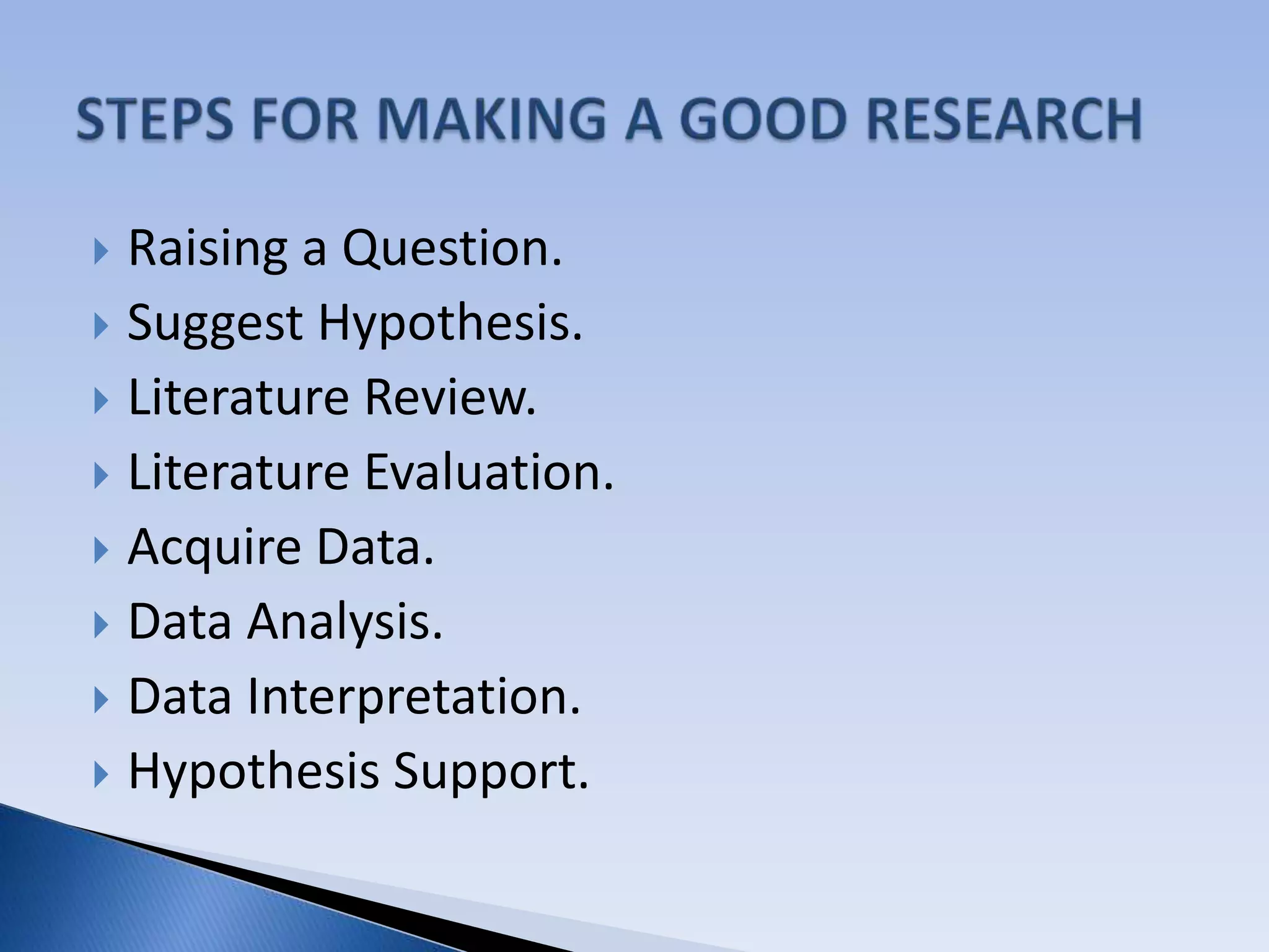 Characteristics and criteria of good research | PPTX