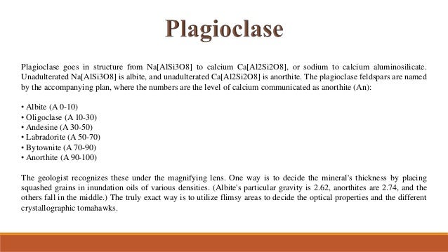 Characteristics and identification of feldspar | PPTX
