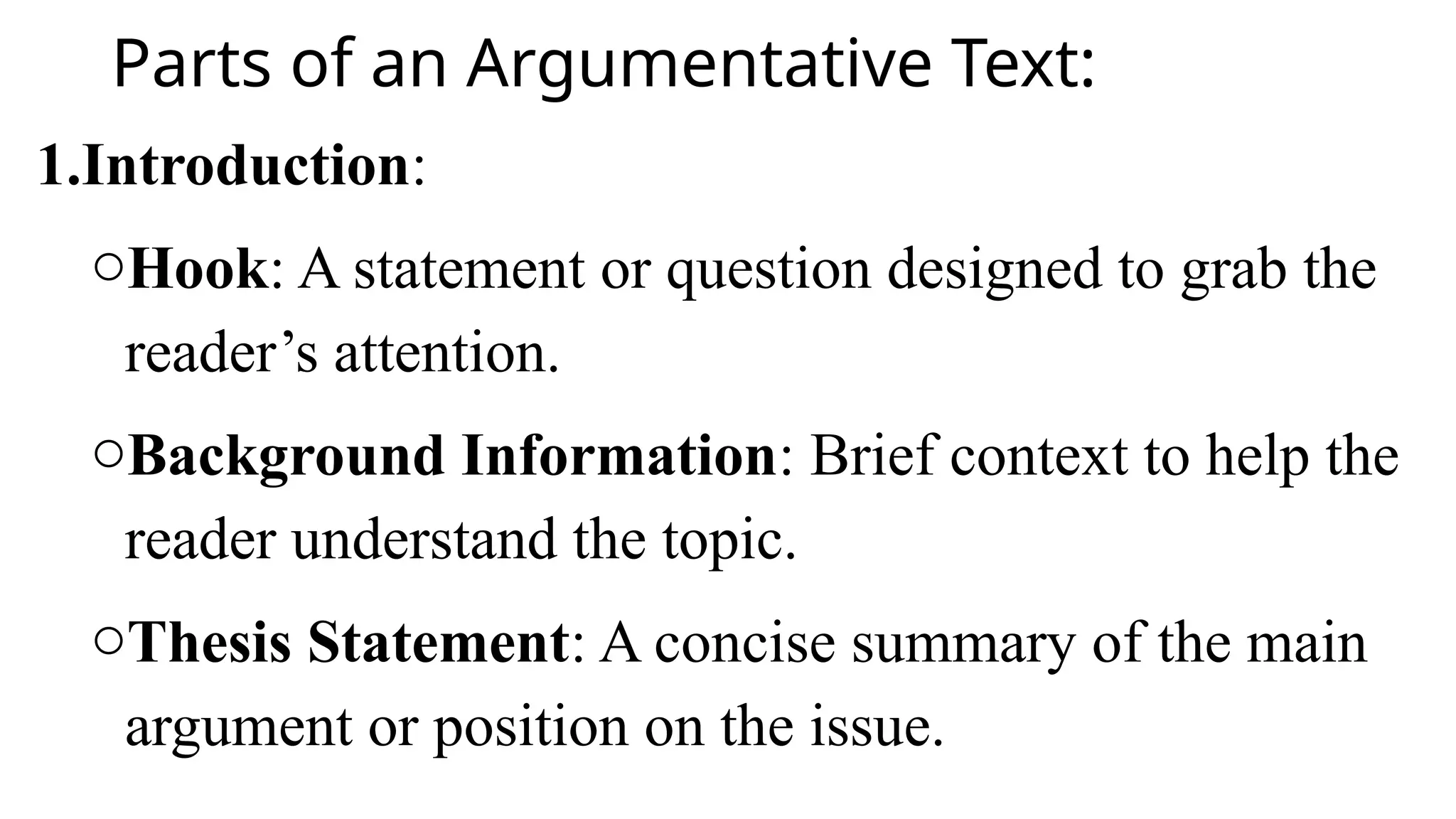 Characteristics and Parts of an Argumentative Text.pptx