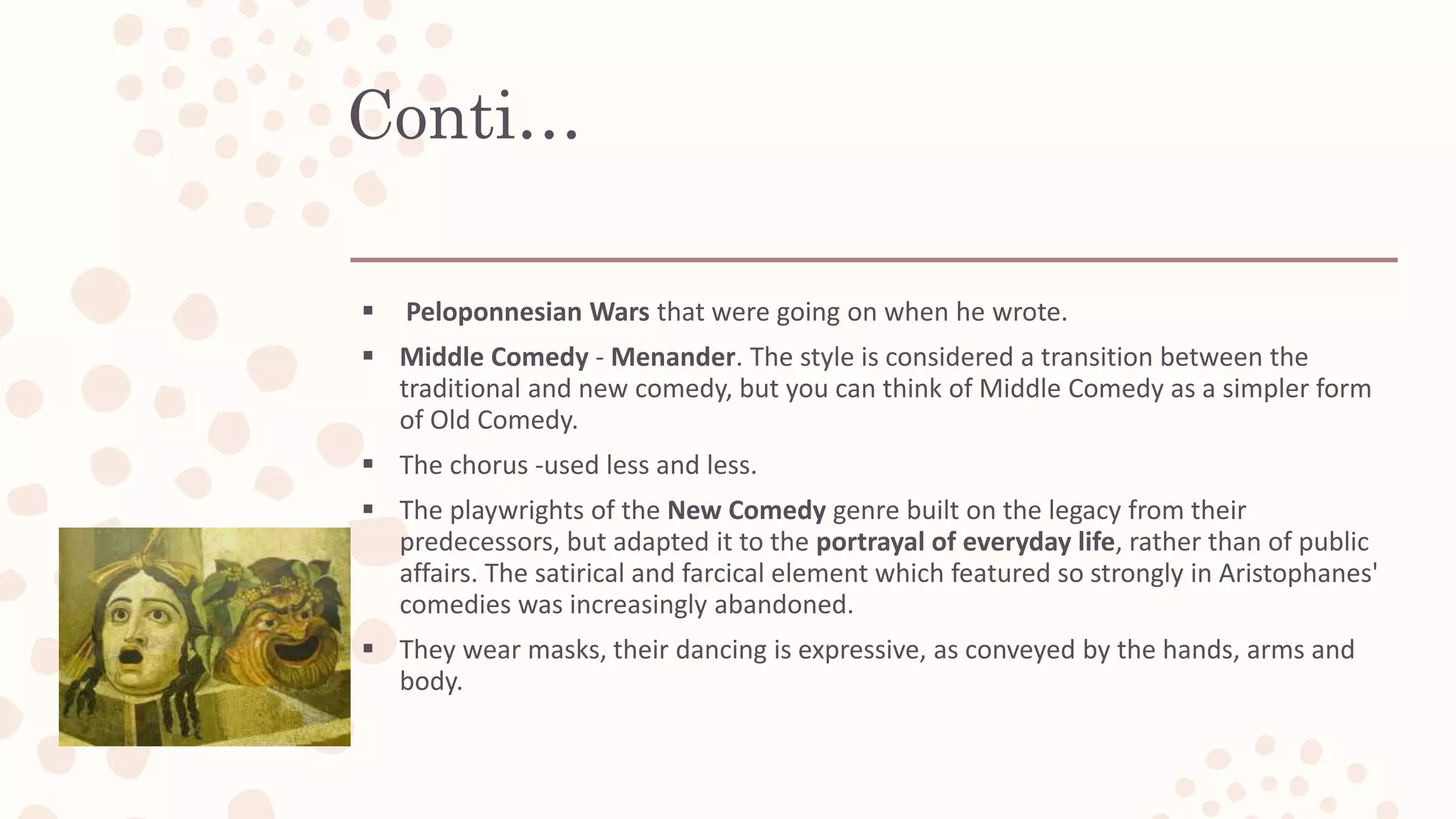 Characteristics and structure of comedy | PPTX